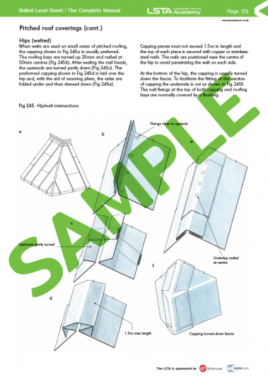 Rolled Lead Sheet – The Complete Manual - Lead Sheet Training Academy