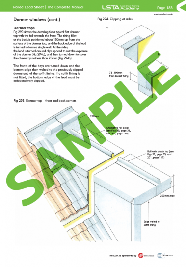 Rolled Lead Sheet – The Complete Manual - Lead Sheet Training Academy